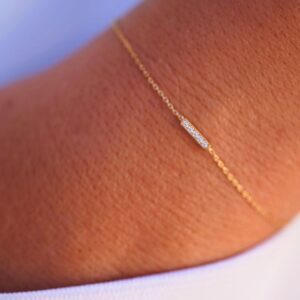 Bracelet barrette Jane - Diamants AUPIHO - L'or Durable